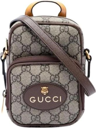 Gucci Sac bandouli&egrave;re vintage doccasion - unisex - Pre-owned - Beige - Taille: ONE Size