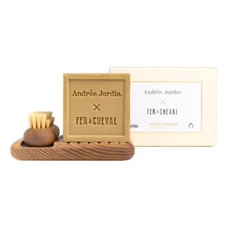 Andr&eacute;e Jardin Coffret savon et brosse x Fer &agrave; Cheval Andr&eacute;e Jardin