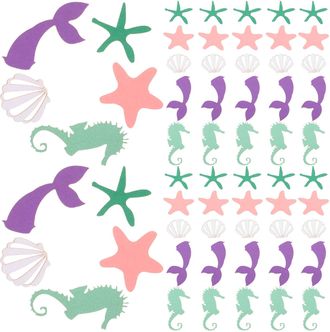 Garneck 100 St&uuml;ck Meerjungfrauenschwanz Papierkonfetti Bunte Konfetti F&uuml;llung f&uuml;r Ballons und Tischdekoration Papierkonfetti f&uuml;r Geburtstagsfeiern und Partyde