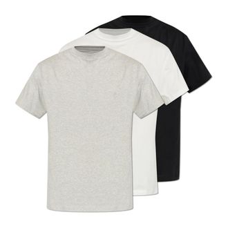 Jil Sander Homme, Tops, Gris, Taille: L Lot de trois T-shirts