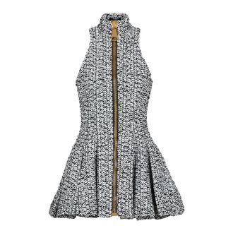 Balmain &Auml;rmelloses- ausgestelltes Tweedkleid - - Dresses - Damen - Wei&szlig; - L
