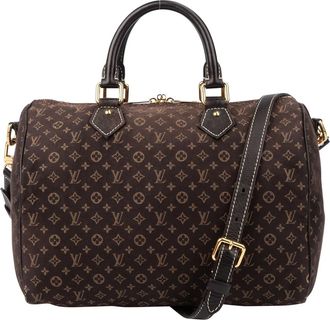 Louis Vuitton Crossbody Bags - Louis Vuitton Mini Lin Monogram Speedy 30 Bandouli - Gr. unisize - in Braun - für Damen