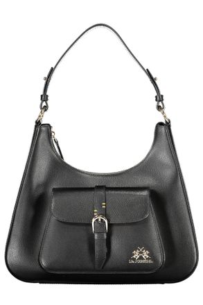 La Martina La Martina Damen Schwarz Leder Handtasche