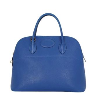 Herm&egrave;s Pre-owned Bolide Handbag - Femme - Pre-owned - Bleu - Taille: ONE Size