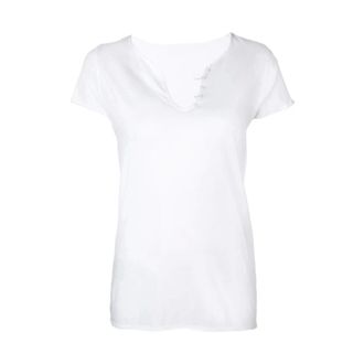 Zadig&Voltaire Femme, Tops, Blanc, Taille: 42 FR I Feel Fine T-Shirt