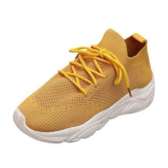 Generic Baskets Enfiler pour Femme Chaussures D&eacute;t&eacute; Confortables Orthop&eacute;Diques Plateforme Elegante Respirante D&eacute;contract&eacute;e D&eacute;contract&eacute;es en Toile Jogging Peu P