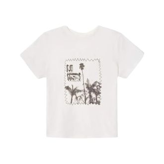Re/Done Classic Tee - - Tops - Damen - Wei&szlig; - M