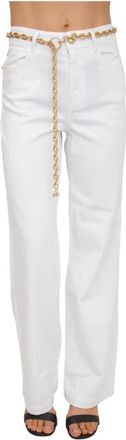 Nenette Femme, Pantalons, Blanc, Taille: W26 Pantalone Avorio