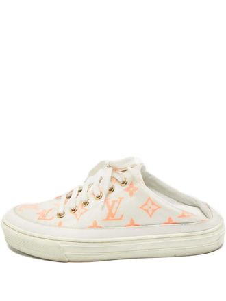 Louis Vuitton mules &agrave; motif monogramm&eacute; - Blanc