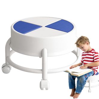 Generic Niedriger Rollhocker, niedriger Rollstuhl, niedriger Hocker, niedriger Hocker mit Rollen, robuster mobiler niedriger Hocker, Stehleiter mit 360&deg; drehb