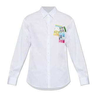 Dsquared2 Herren, Shirts, Wei&szlig;, MGr&ouml;&szlig;e
