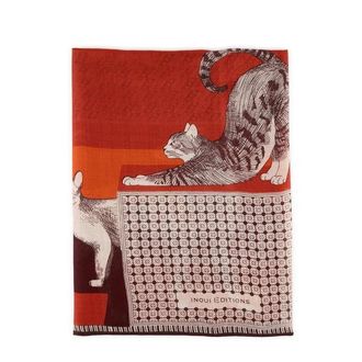 Inou&iuml; Editions Foulard imprim&eacute; en laine