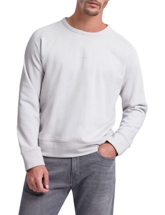 Pierre Cardin Herren Swetshirt Rundhals Sweatshirt, Hellgrau, 5XL