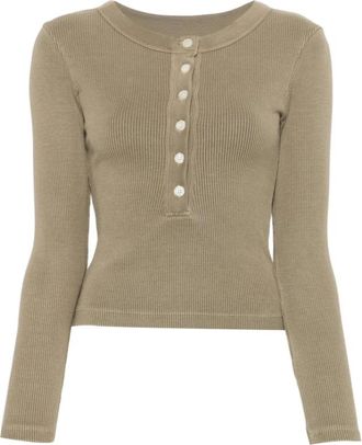 Citizens Of Humanity Femme, Pulls, Vert, Taille: 36 FR Varra Henley
