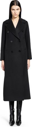 Max Mara Long Double-Breasted Wool Coat