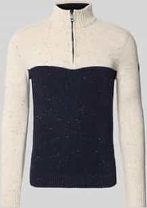 Tom Tailor Regular Fit Troyer aus Baumwoll-Mix