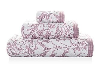 Sorema Handtuch Set 30X50 50X100 70x140 cm rosa weiß Matiss
