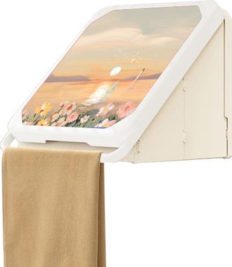 Generic Faltbarer Schrank - Badezimmer Wandbehang Kleidung Aufbewahrungsbox | Platzsparende Regale Badezimmer Wandbild Kleidung Veranstalter F&uuml;r College Schla