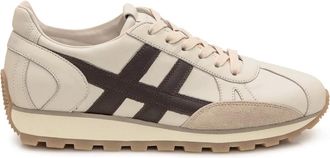 Hogan Homme, Chaussures, Beige, Taille: 41 EU H671 Baskets &agrave; lacets