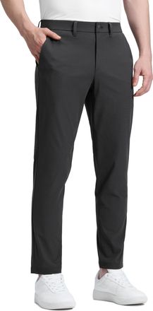 CRZ YOGA Herren Golfhose Schnelltrocknend Anzughose Stretch Hose Sporthose Jogginghose Atmungsaktive Golf Trousers -86cm Tinte grau 31W