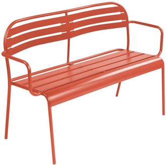 Sweeek Outdoor-Sitzbank aus Stahl f&uuml;r 2 Personen