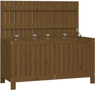 vidaXL Gartentruhe Honigbraun 115x49x60 cm Massivholz Kiefer - Vidaxl