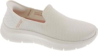 Skechers Femme Womens Hands Free Slip-ins Go Walk Flex-Relish Chausson, Off White Textile/Trim, 42 EU