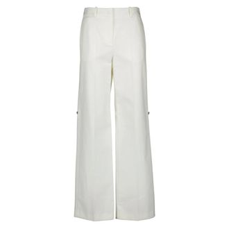 Fendi Technische Canvas-Hose - - Trousers - Damen - Wei&szlig; - XS