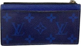 Louis Vuitton unisex, Pre-owned, Bleu, Taille: ONE Size Porte-monnaie Vintage Pre-owned