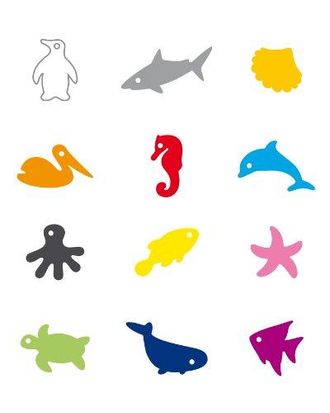 Tescoma Mydrink Glasmarker Ozean 12-teiliges Set