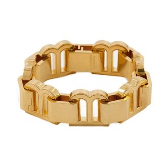 Balenciaga Goldenes Sanduhr Armband - Messing Material - - Accessories - Damen - Gelb - S