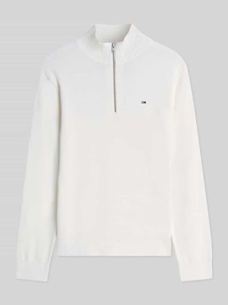 Tommy Jeans Slim Fit Troyer aus reiner Baumwolle