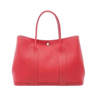 Herm&egrave;s Pre-owned Cuir sacs-main - Femme - Pre-owned - Rouge - Taille: ONE Size
