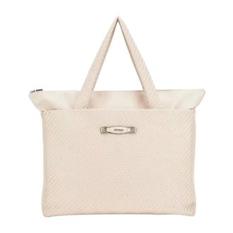Guess Francy Gewebte Weekender Tasche - - Bags - Damen - Beige - ONE SIZE