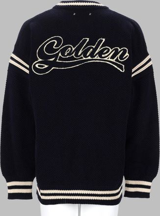 Golden Goose Boxy Cotton Sweater - Blue