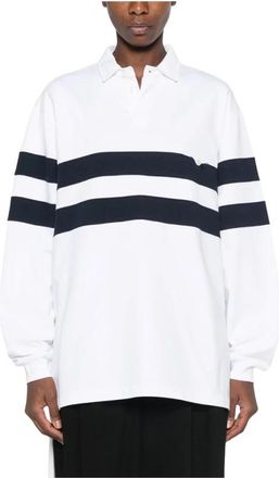 Darkpark Gestreiftes Poloshirt - - Tops - Damen - Wei&szlig; - S
