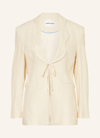 Fabienne Chapot Blazer Millor Mit Leinen weiss