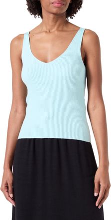 Vero Moda Damen VMGLORY SL Rib GA NOOS Top, Clearwater,XXL