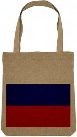 Fabulous Sac Shopping Tote Bag Aspect Lin - Drapeau Russie Football Sport Equipe Nationale - Sac de Courses Toile Epaisse 360g Beige Naturel Cabas Port&eacute; Epaule