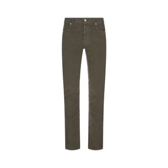 Jacob Cohen Bard 5-Pocket Regular-Slim Fit Hose - - Trousers - Herren - Gr&uuml;n - W34