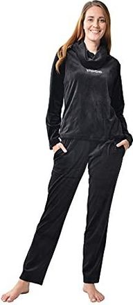 Raikou Survêtement Femme Ensembles Sportswear Suit Pull Casual Jogging Pyjama dintérieur Tenue Manches Longues Pantalon Joggers Confortable,Le haut est décor