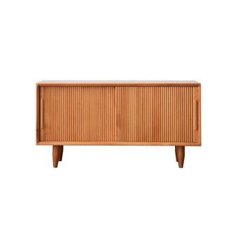 Generic Schuhbank mit Stauraum Geschlossen aus Massivholz Schiebet&uuml;rdesign Verstellbare Einlegeb&ouml;den f&uuml;r Porch, Wohnzimmer, Schlafzimmer(Natural,100x35x45cm)