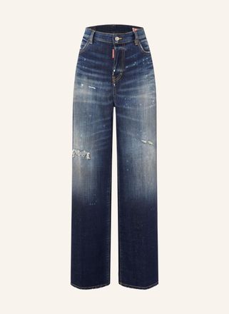 Dsquared2 Wide Leg Jeans Baggy blau