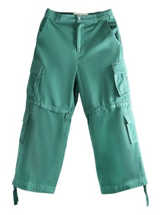 ERL zip-off cargo trousers - Vert
