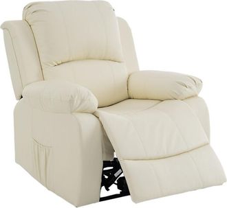 Best Mobilier Bestmobilier - Armand - fauteuil relax &eacute;lectrique en simili - beige