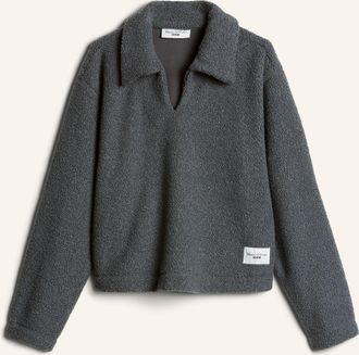 Marc O'Polo Denim Marc Opolo Denim Teddy-Sweatshirt grau
