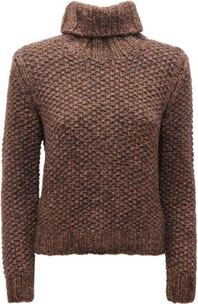 Dolce & Gabbana Femme, Pulls, Brun, Taille: 38 FR K681 M7M19 Pull &agrave; col roul&eacute;