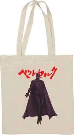 Generic ANIME 43 Sac fourre-tout en coton naturel Blanc