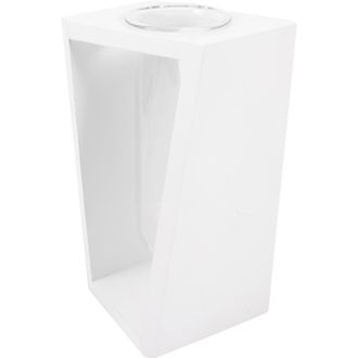 Hemobllo Kleine Reagenzglasvase mit Holzgestell Durchsichtige Hydroponik Glasvase f&uuml;r Hydrokulturpflanzen Dekoratives Pflanzen Terrarium f&uuml;r Wohnzimmer und B&uuml;r