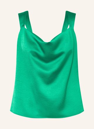Marc Cain Blusentop Aus Satin gruen